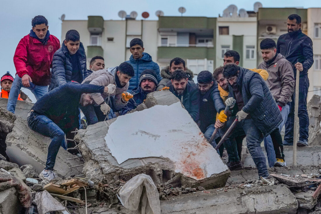 Frantic searching in Turkey, Syria after quake kills 4,000 | News ...